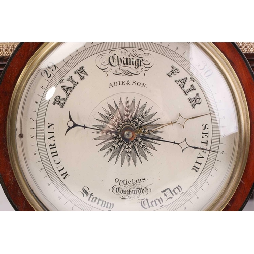 A Victorian Adie & Sons of Edinburgh, two function mercurial wheel ...