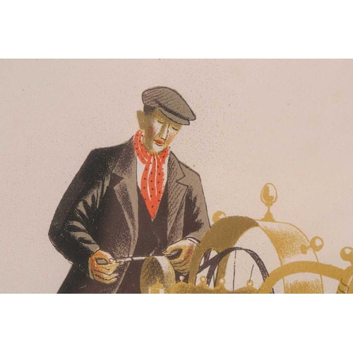 Eric Ravilious (1903-1942), High Street, 1938, lithograph, Curwen Press ...