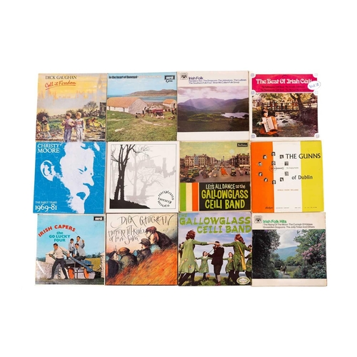 20 Irish Folk vinyl LPs including The Go Lucky Four- Irish Capers, Dick ...
