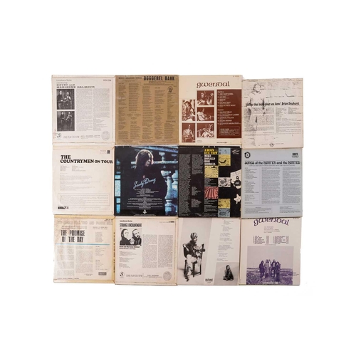 17 Folk vinyl LPs including Bryan Chalker, Clannad- Macalla, Clannad ...