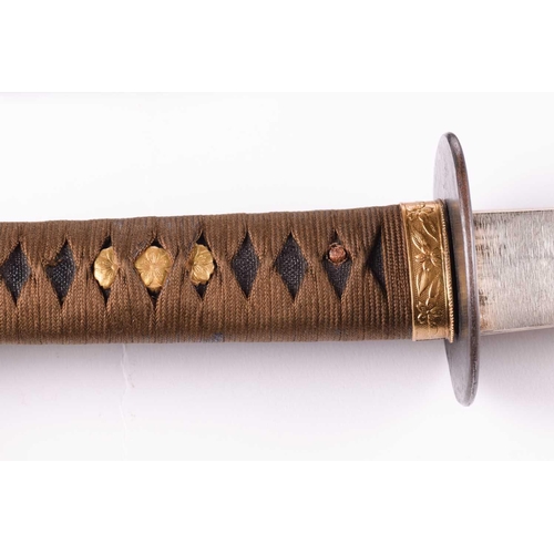 A Japanese WWII Kai Gunto, Naval Marine Officers Sword (Katana), with ...