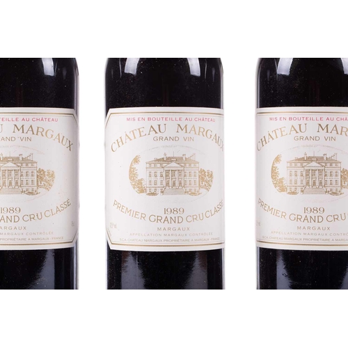 A twelve bottle case of Chateau Margaux 1989 Premier Grand Cru Classé ...