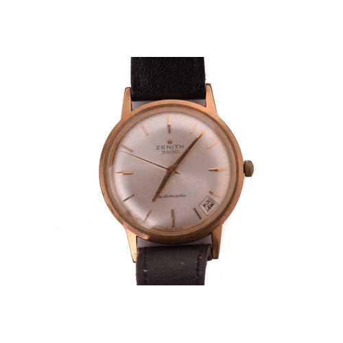 A Zenith 3600 automatic wristwatch, a Ronet Incabloc watch, Eclydo ...