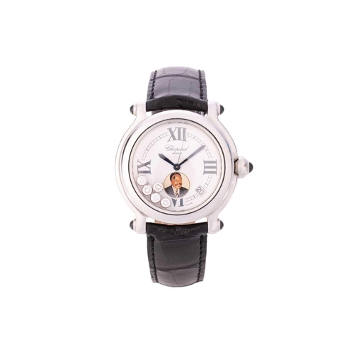A Chopard Happy Sport Stainless Steel Wristwatch Model: 8347 Serial: 28 ...