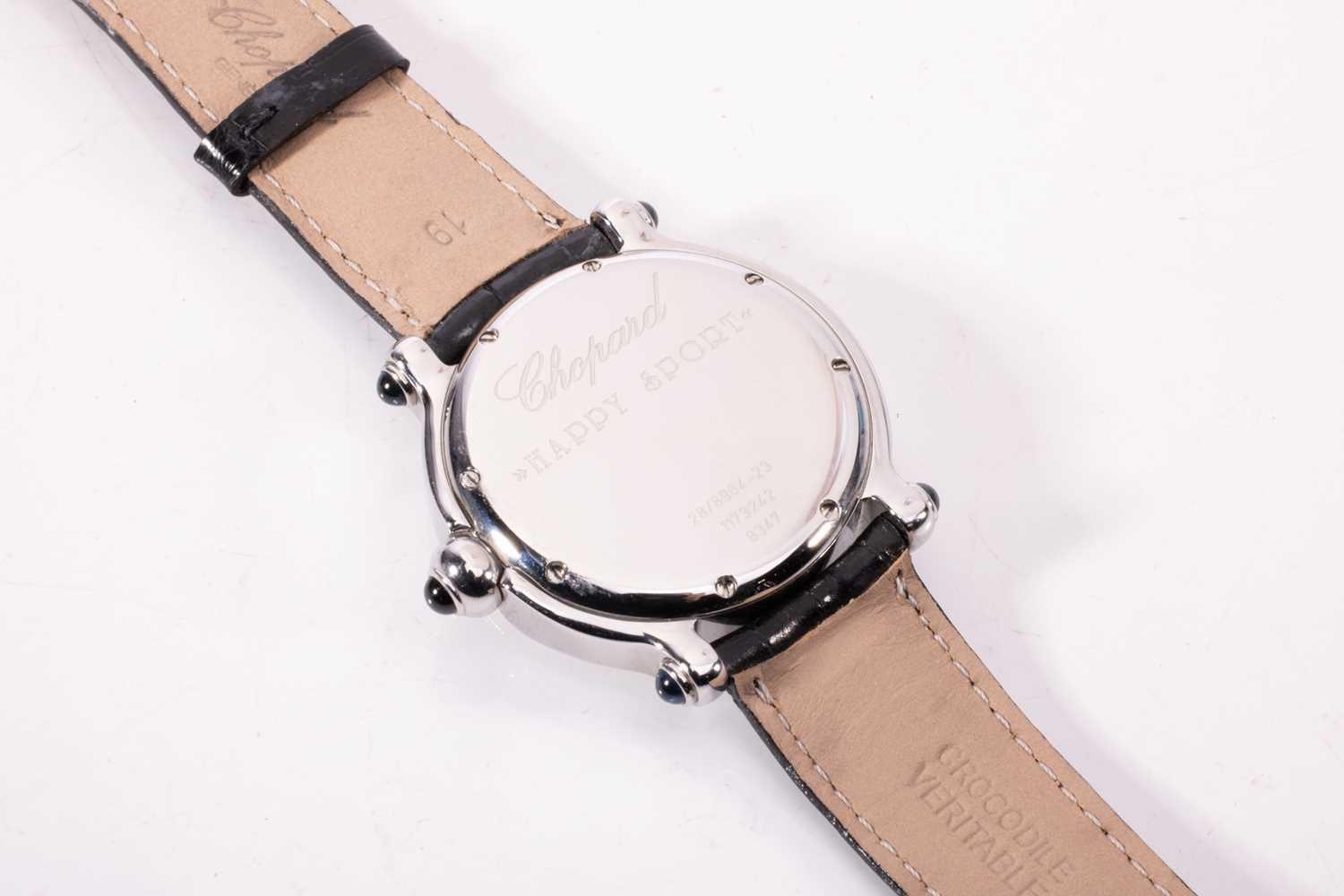 A Chopard Happy Sport Stainless Steel Wristwatch Model: 8347 Serial: 28 ...