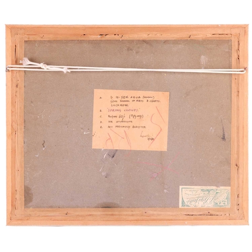 Lalit Mohan Sen (Indian, 1898 - 1954), Three landscapes with buildings ...