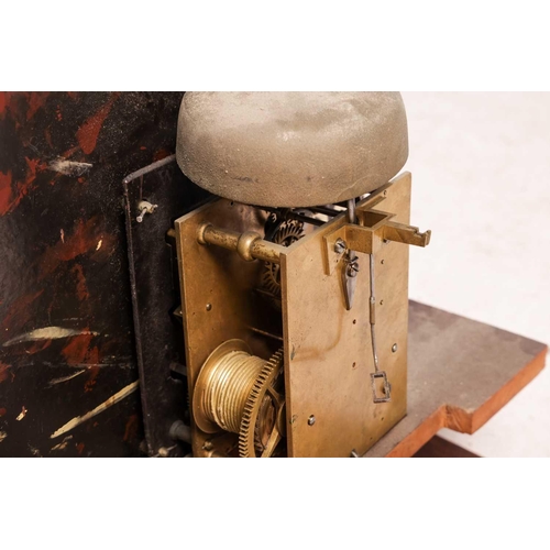 John Liddell of Morpeth, a George III mahogany tavern wall clock with ...