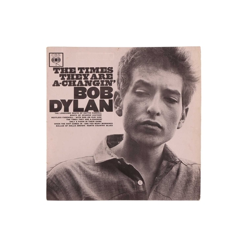 Bob Dylan: ‘The Times They Are A-Changin’ (1964), Autographed album ...