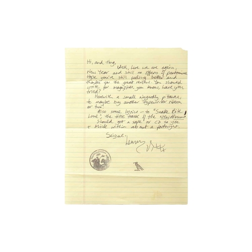 Motörhead: a collection of original hand-written song lyrics, and two ...