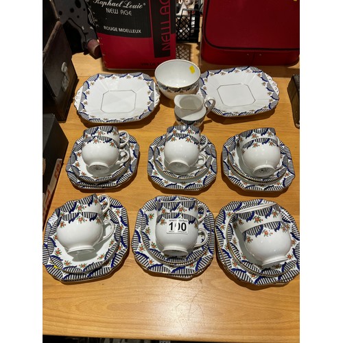 12 Piece setting melba bone china tea set
