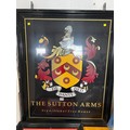 Large pub sign The Sutton Arms