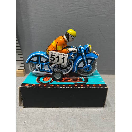 Pen dupet vintage motorcycle toy boxed