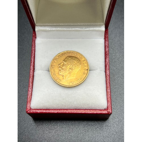 22ct Gold full SOV 1911 coin