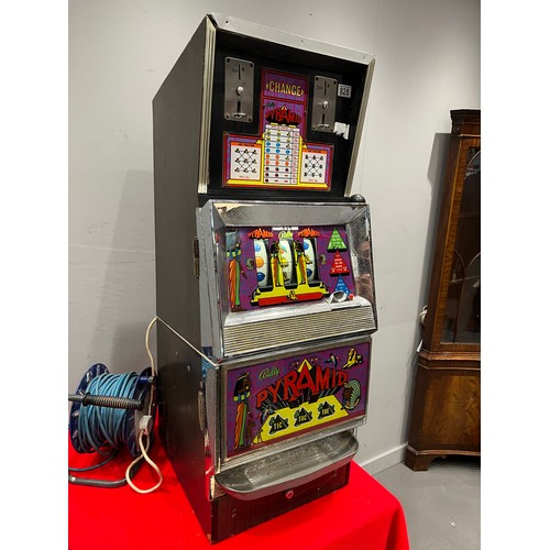 Bally pyramid 2p play fruit machine 1 armed arcade bandit /arcade ...