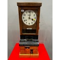 Early 20th century oak cased time recorder blick