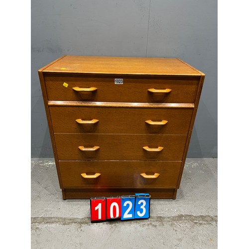 G-plan E-Gomme 4 draw chest of drawers