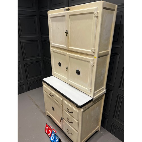 Hygena mid century kitchen larder