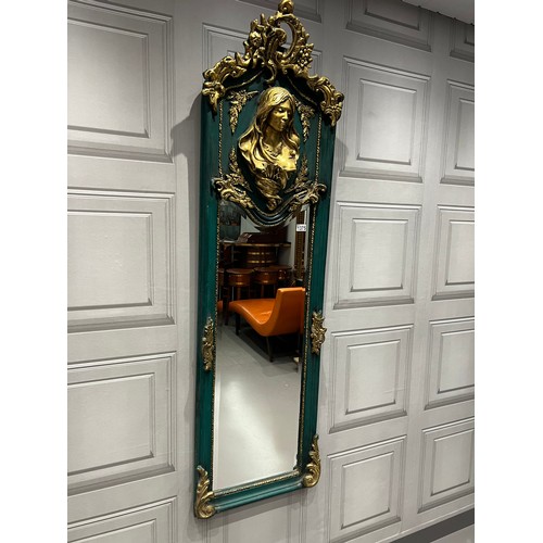 French ladies dressing mirror 6ft high