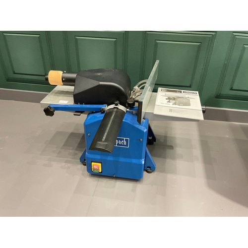 Scheppach planer / thicknesser in as new condition proceeds to go to ...