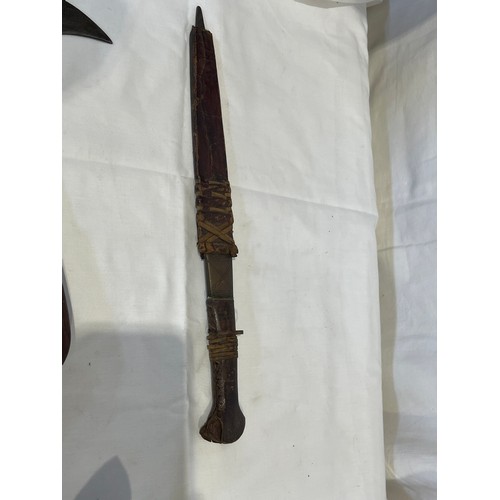 19th Century whitby spa hook/ thatchers knife + 1 other vintage knife ...