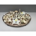 Tray of crested ware