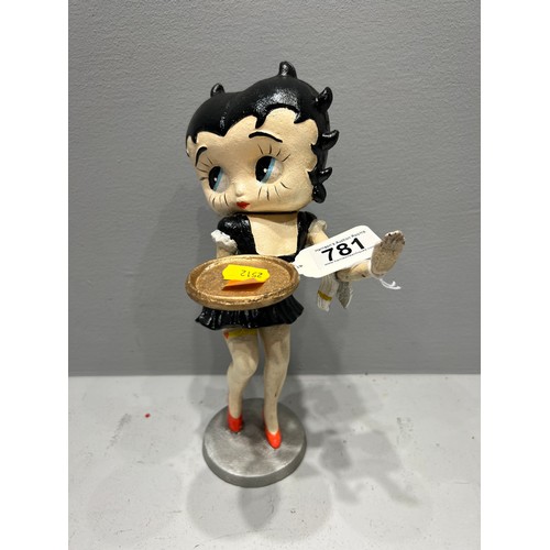 Cast iron betty boo figure
