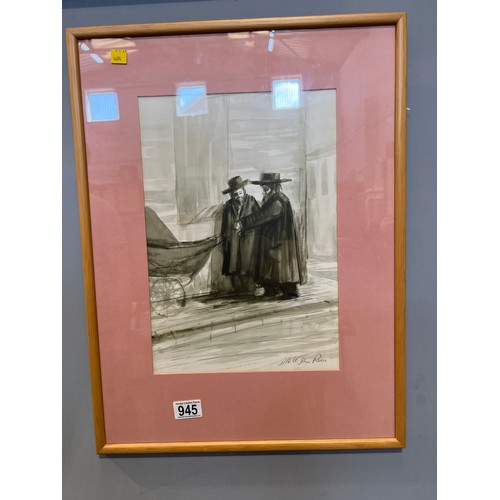 The two rabbis nocholas st john rosse (signed & stamped