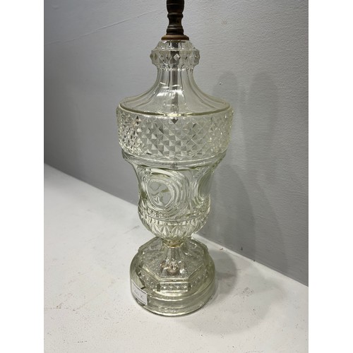 20th century cut glass table