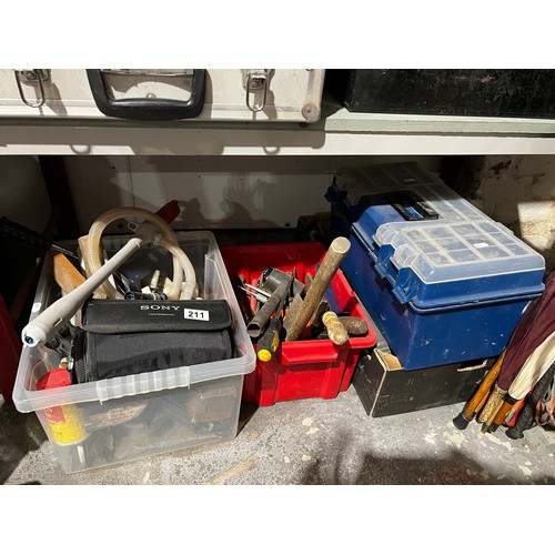 Large quantity tools, tool boxes etc