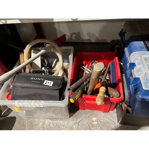 Large quantity tools, tool boxes etc