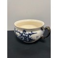 Victorian Flow Blue chamber pot