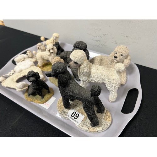 Tray poodle dogs. Tray not included.