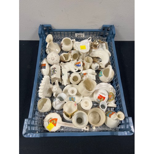 collection of crested ware