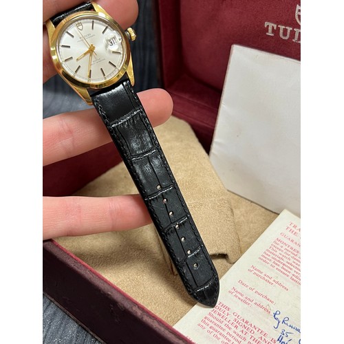 Rolex Tudor Oyster Automatic Rolex Crown Comes With Box & Papers