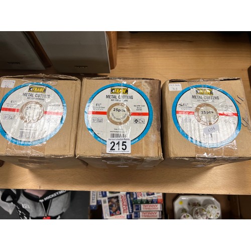 3 Boxes metal cutting discs
