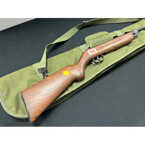 BSF Vintage air rifle in case