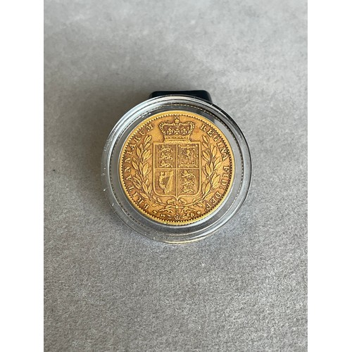 1871 Victorian shield back full sovereign