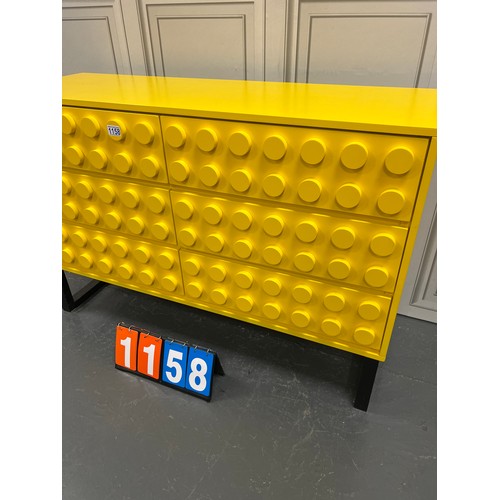 Retro 6 drawer lego chest of drawers cost £480 new