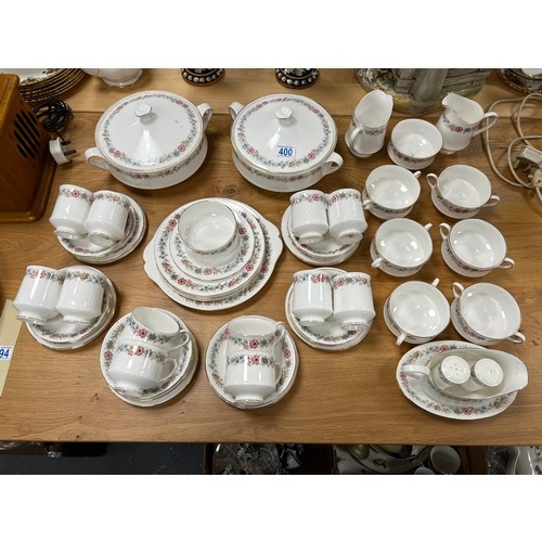 Paragon china tea/coffee set tureens, soup bowls etc