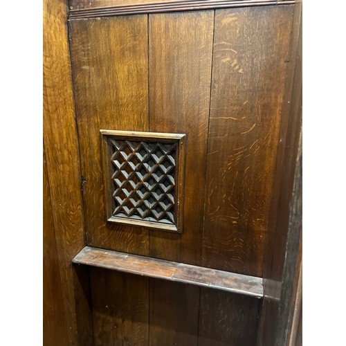 A rare antique gothic wood confession stand circa 1880 with fantastic ...
