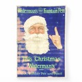 A 1920s Waterman's Ideal Fountain Pen Christmas advertising poster ...