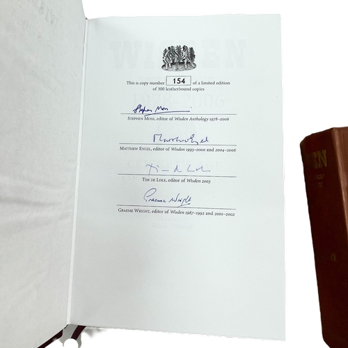 A collection of Wisden hardback books covering the years 1965, 1973 ...