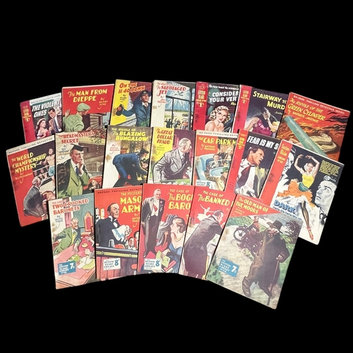 A great lot of vintage UK British thriller comics including Sexton ...