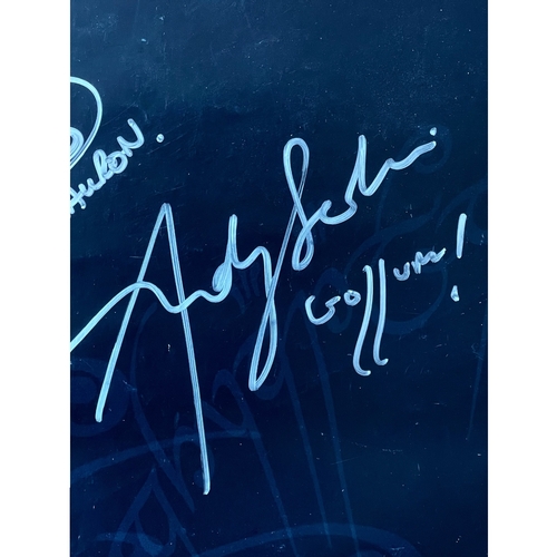 A stunning 'Lord of the Rings - cast signed movie poster' featuring the ...