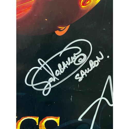 A stunning 'Lord of the Rings - cast signed movie poster' featuring the ...