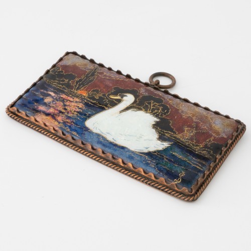 Frederic James Shields (British, 1833-1911), an Arts & Crafts enamelled ...