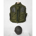 British Army flak jacket and helmet from the 'Troubles.'