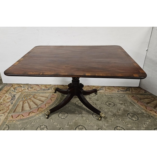 WMIV Mahogany Breakfast Table, by Gillingtons (stamped and numbered at ...