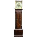 19thC Longcase Clock, the brass dial by ROBERT HOLMES of DUBLIN, with ...