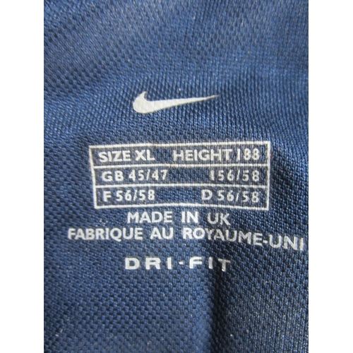 SILVINHO ARSENAL PLAYER ISSUE SHIRT A scarce Nike blue short sleeves ...